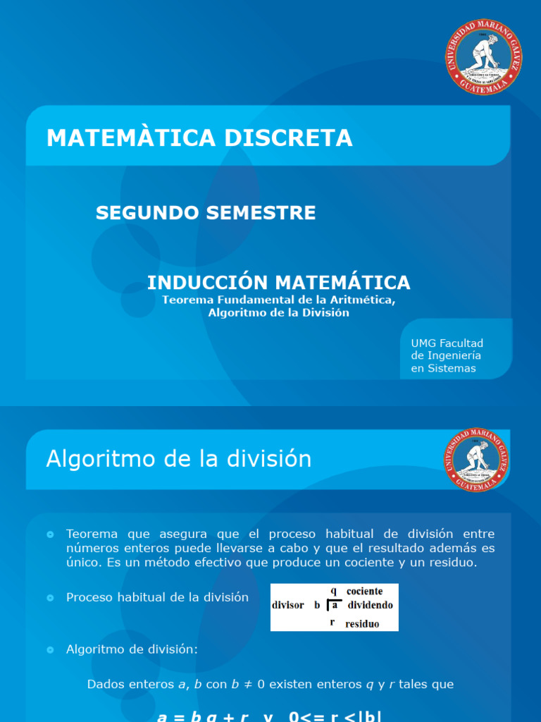 Algoritmo de la división | PDF