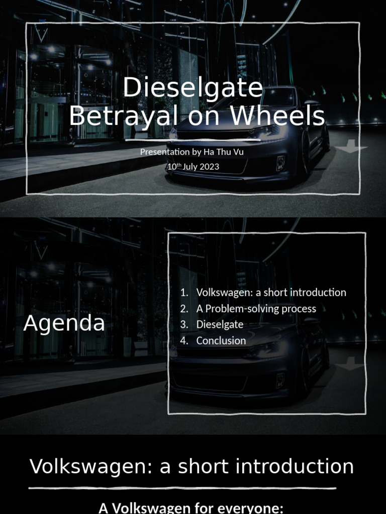 Dieselgate: Volkswagen's Failed Solutions | PDF