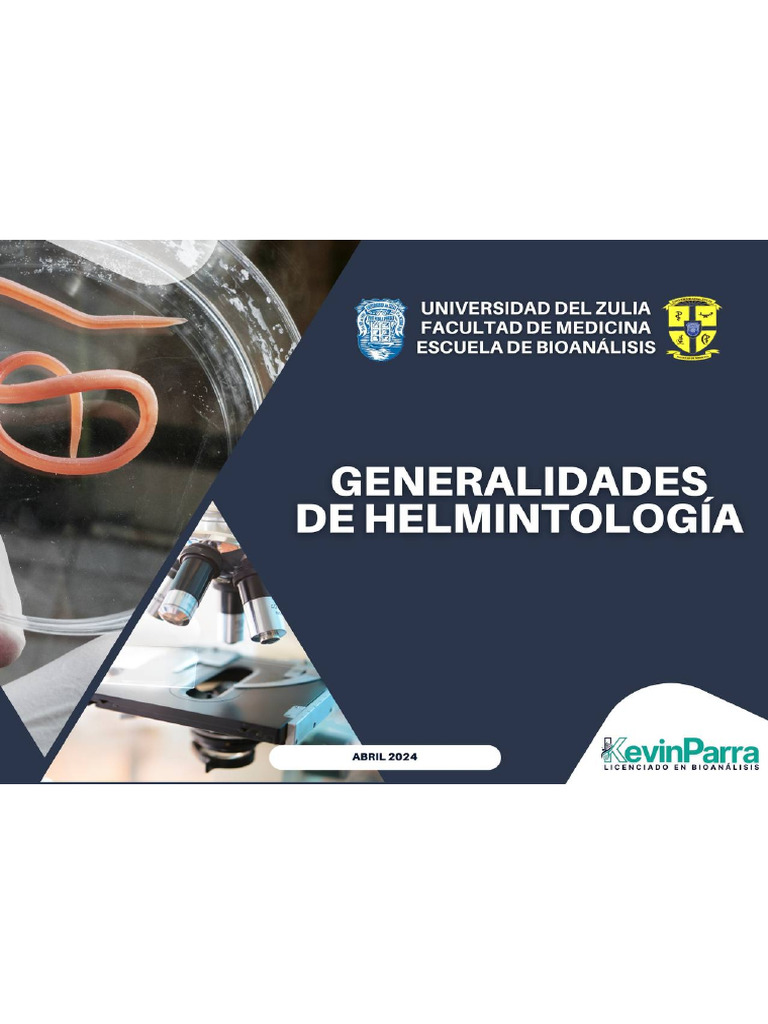 Generalidades Helmintologia | PDF