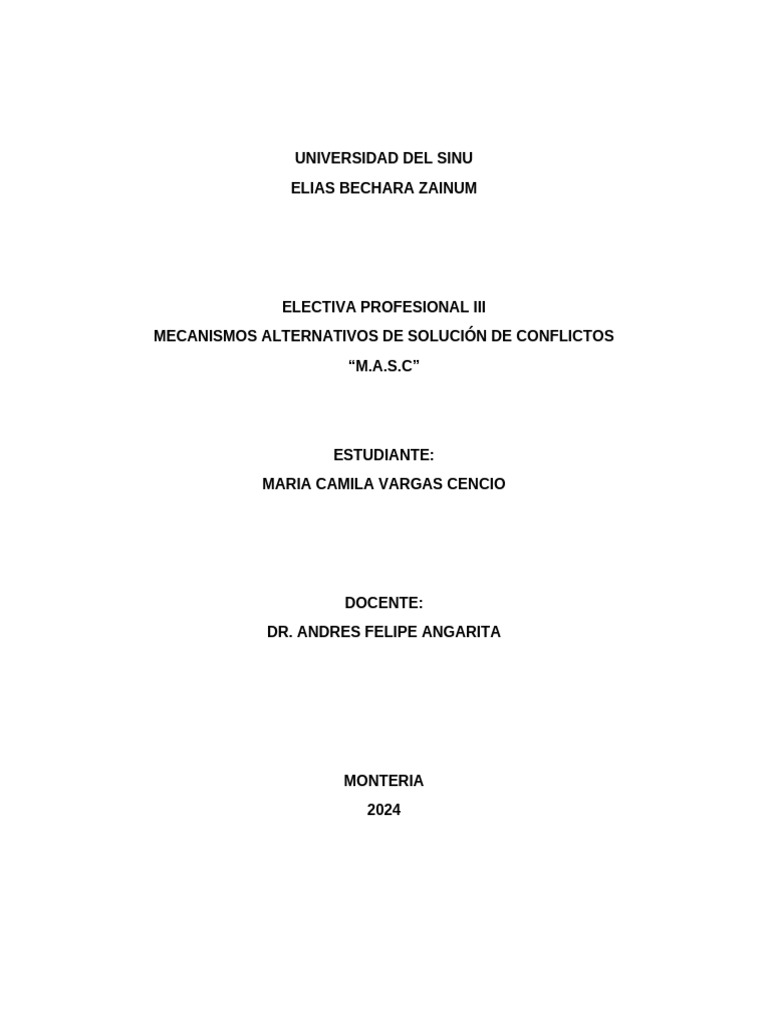 Electiva Profesional Iii | PDF | Arbitraje