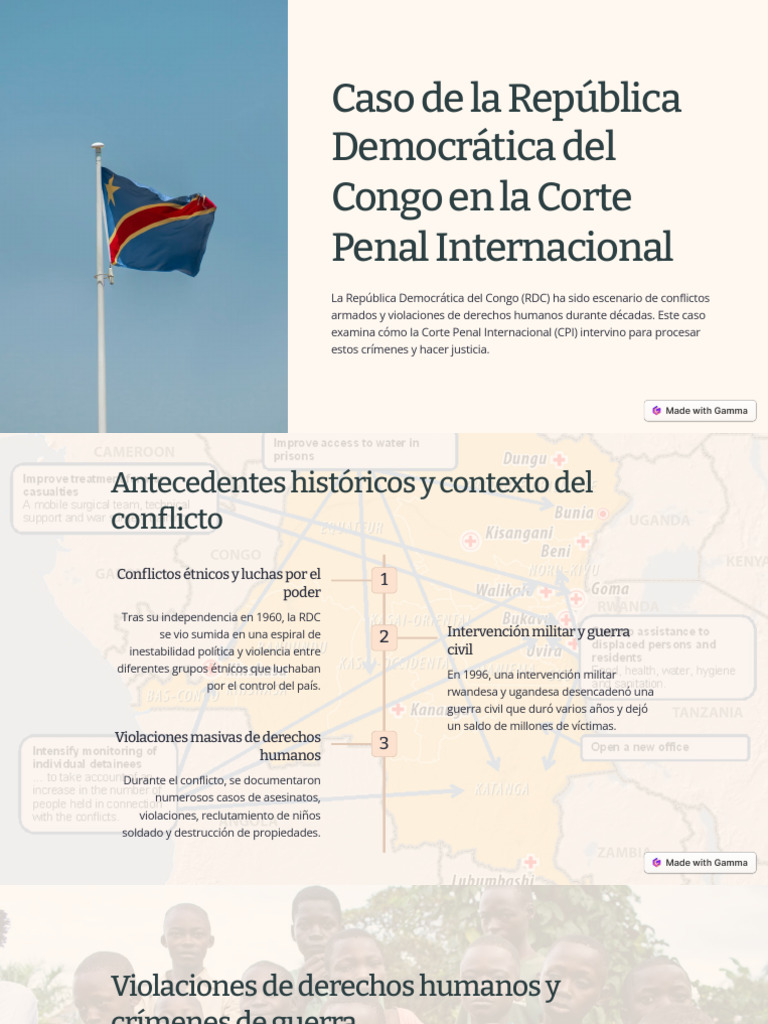Caso de La Republica Democratica Del Congo en La Corte Penal Internacional | PDF | República ...