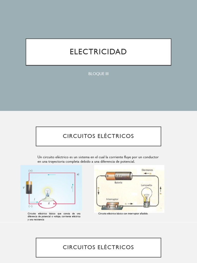 Conceptos Básicos de Circuitos Eléctricos | PDF