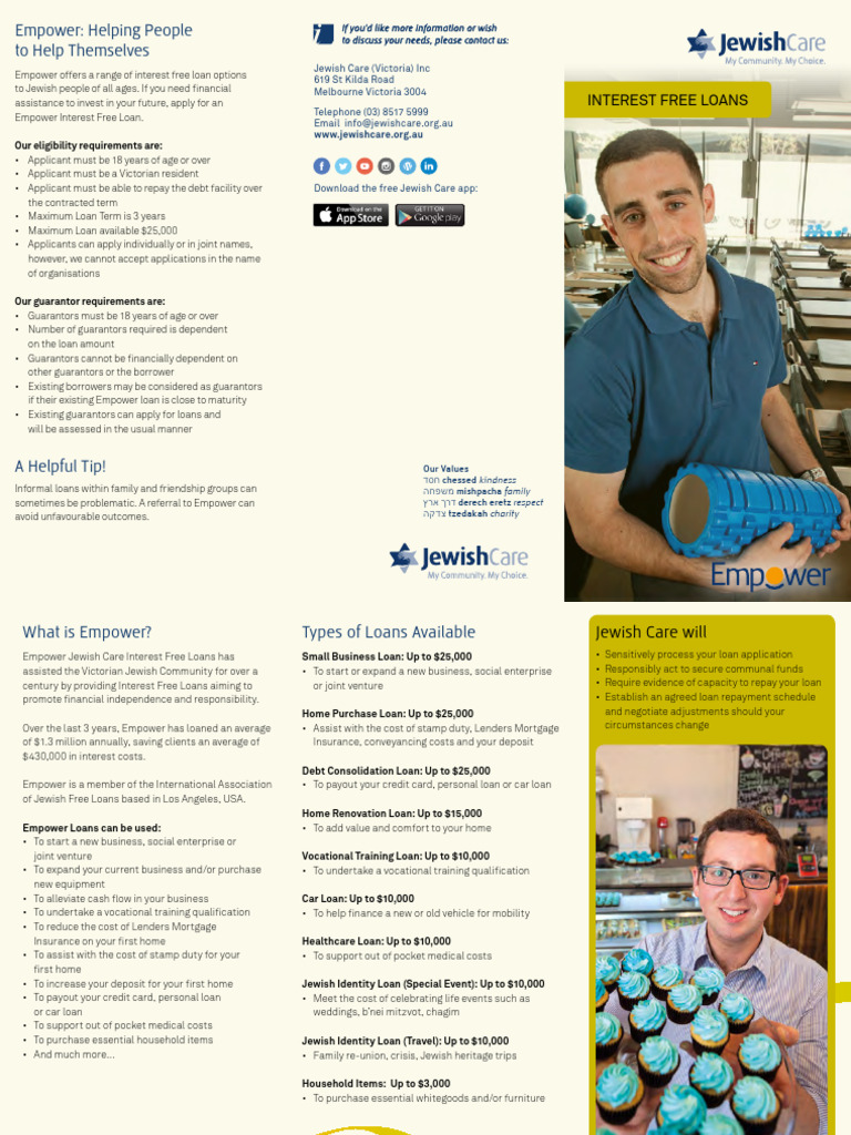 Brochure - Empower Interest Free Loans | PDF | Loans | Interest