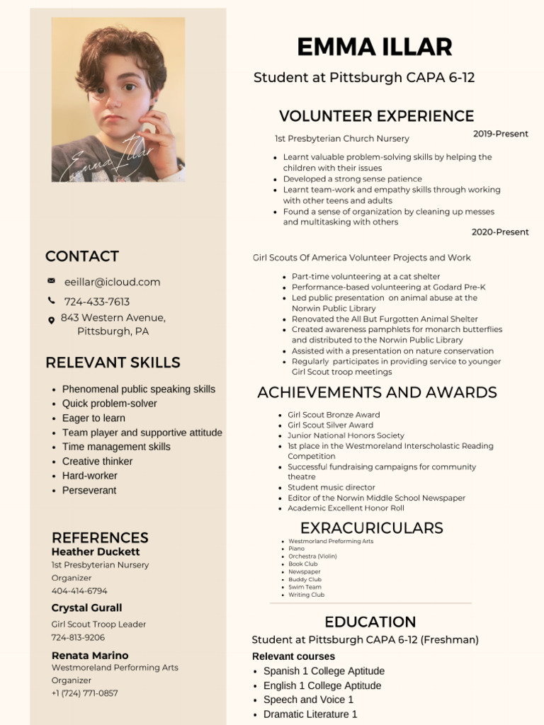 Student Resume | PDF