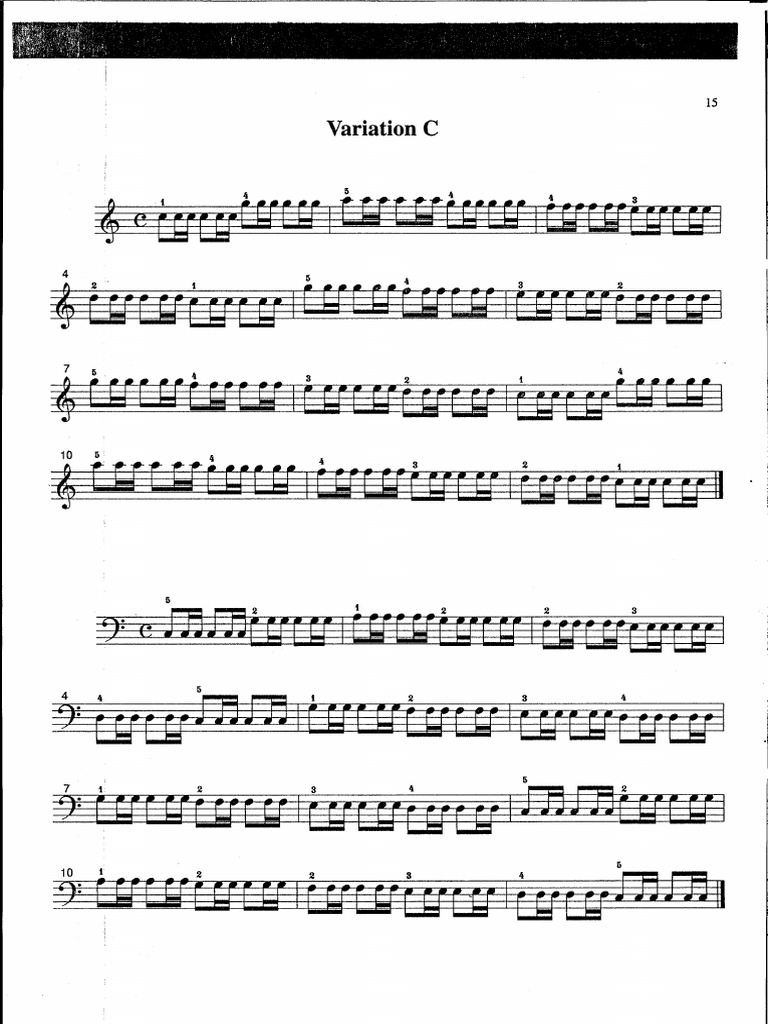 1 Twinkle, Twinkle, Little Star - Variation C | PDF