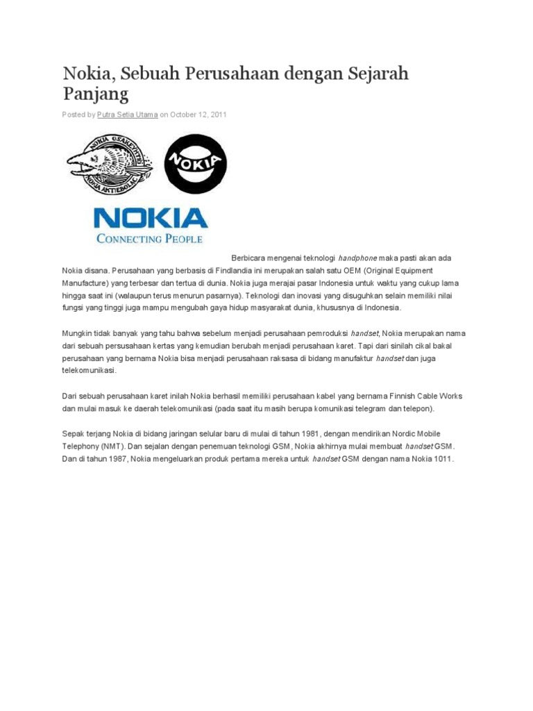 Nokia | PDF | Komputer