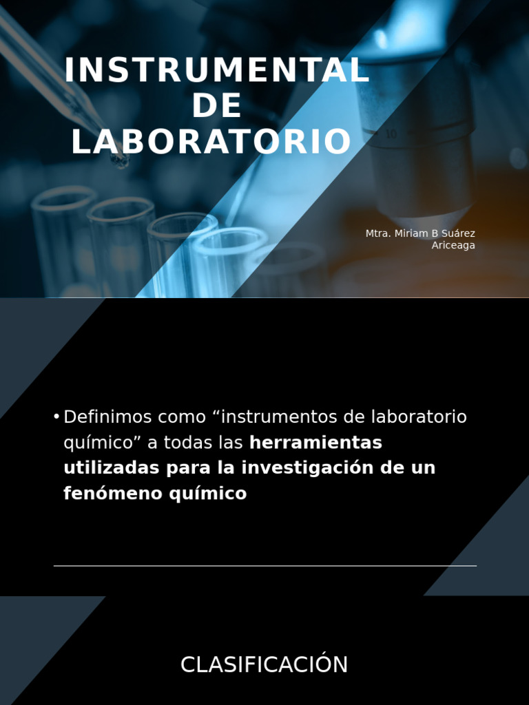 Instrumentos de Laboratorio Químico | PDF