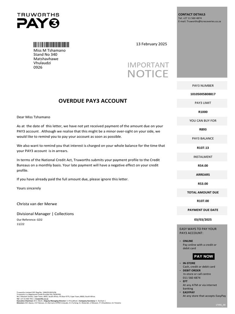 Letter | PDF | Debit Card | Credit