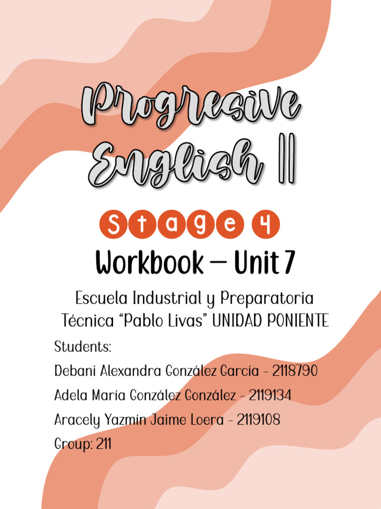 Unit7 Workbook PE | PDF