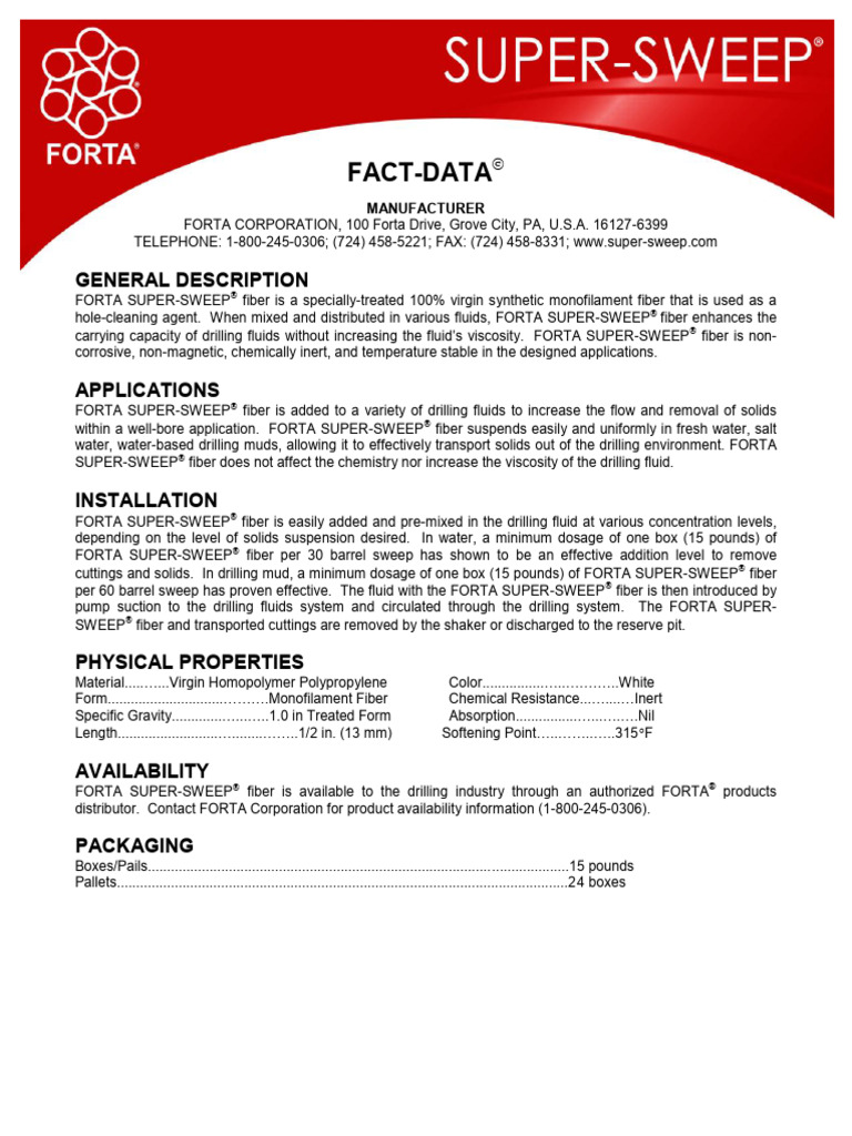 Super Sweep | PDF | Solid | Fibers