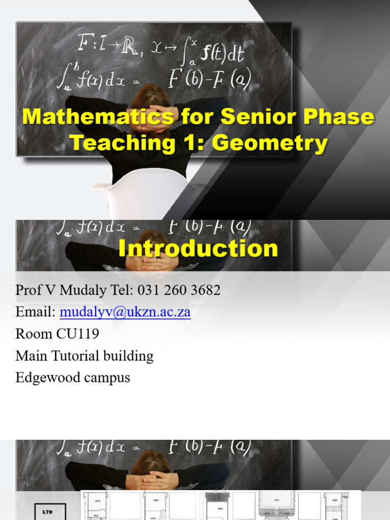 Mathematics For Senior Phase Teaching Lecture Set 1 Up To Slide 46 ...