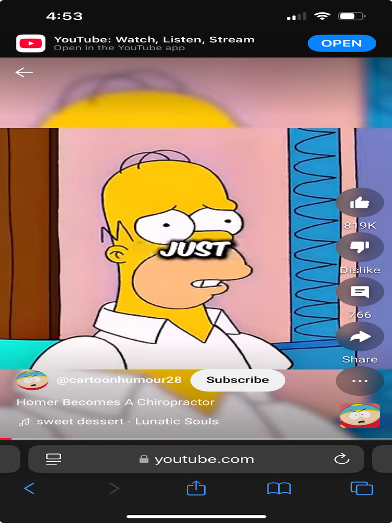 Homer Becomes a Chiropractor - YouTube | PDF