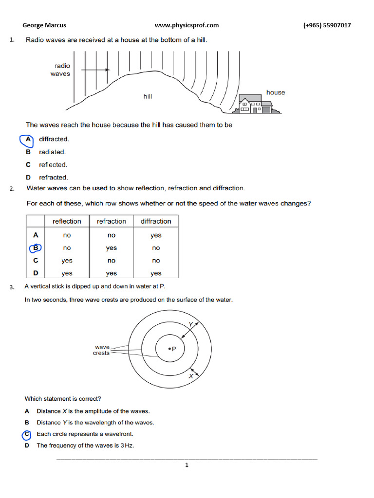 General Wave Exam | PDF