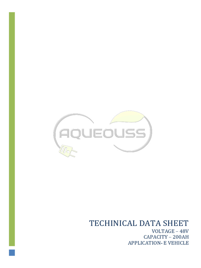 48v 200ah Lifepo4 Battery Pack | PDF