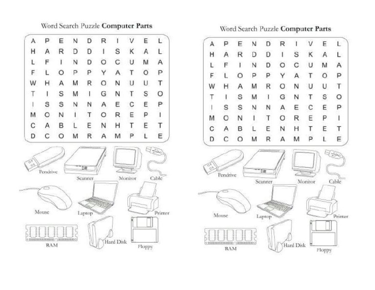Sopa de Letras Hardware 3 | PDF