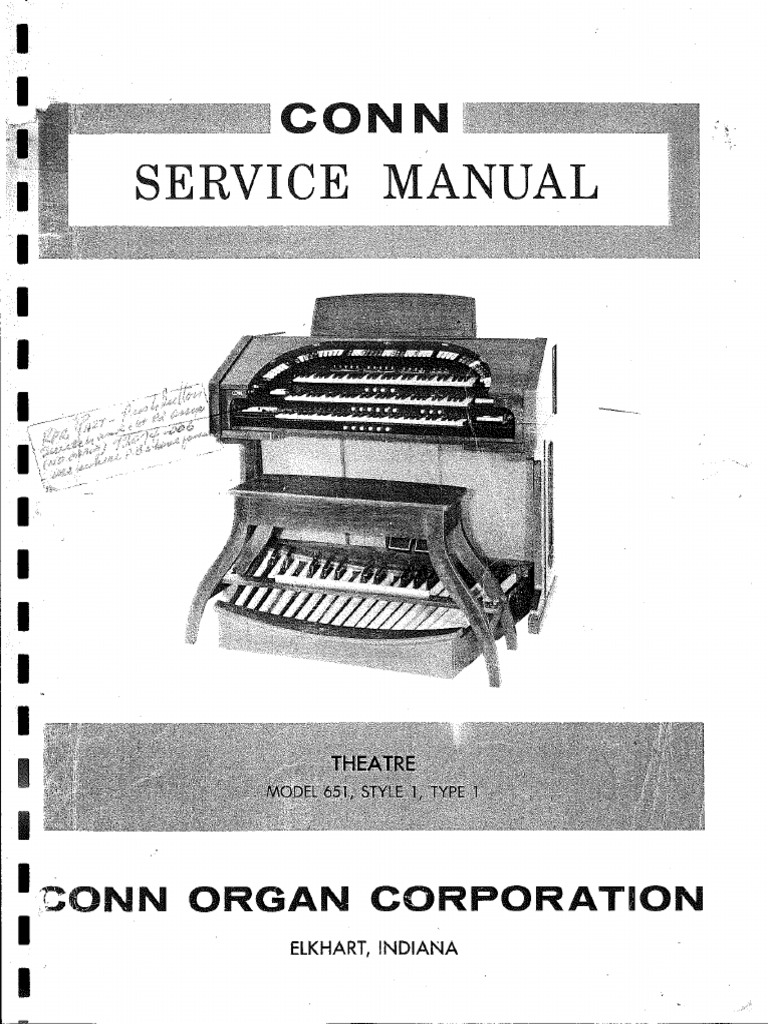 Conn 651 Service Manual | PDF