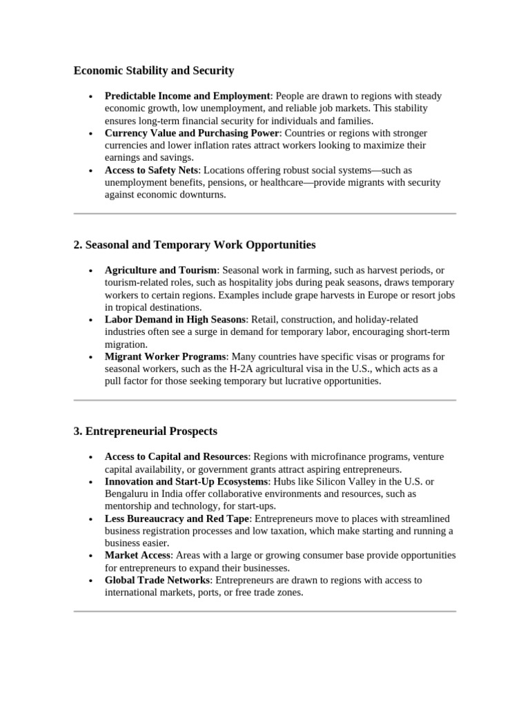 Economic Stability and Security | PDF | Entrepreneurship | Unemployment
