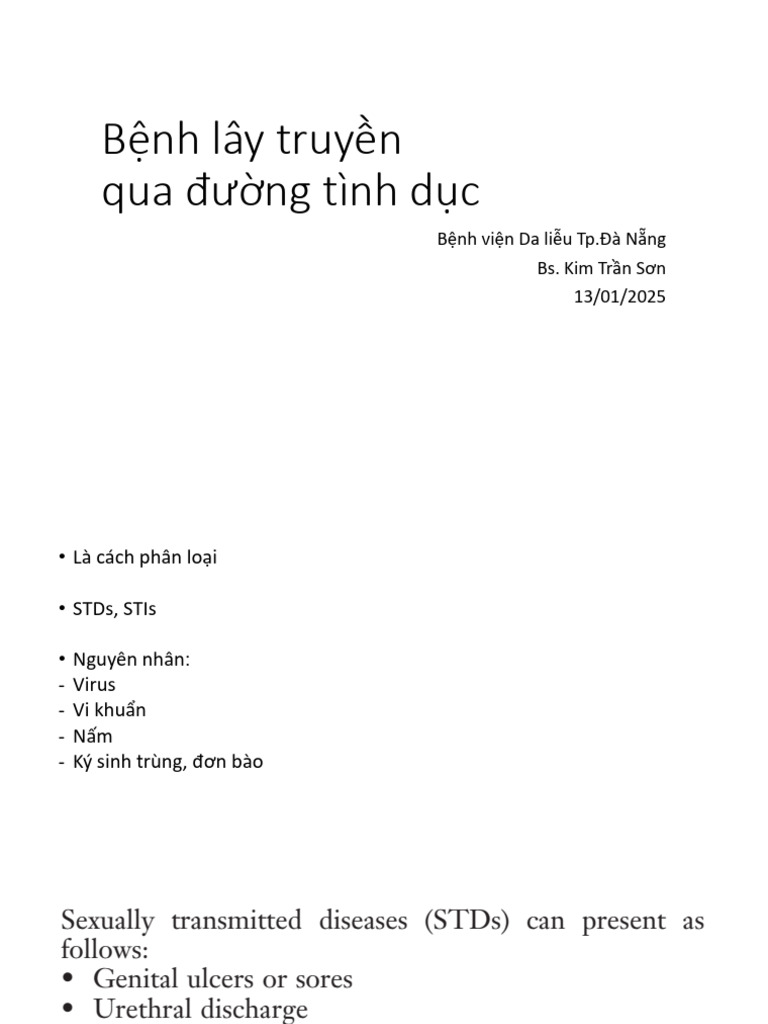 STIs, SMG 13-01-2025 | PDF
