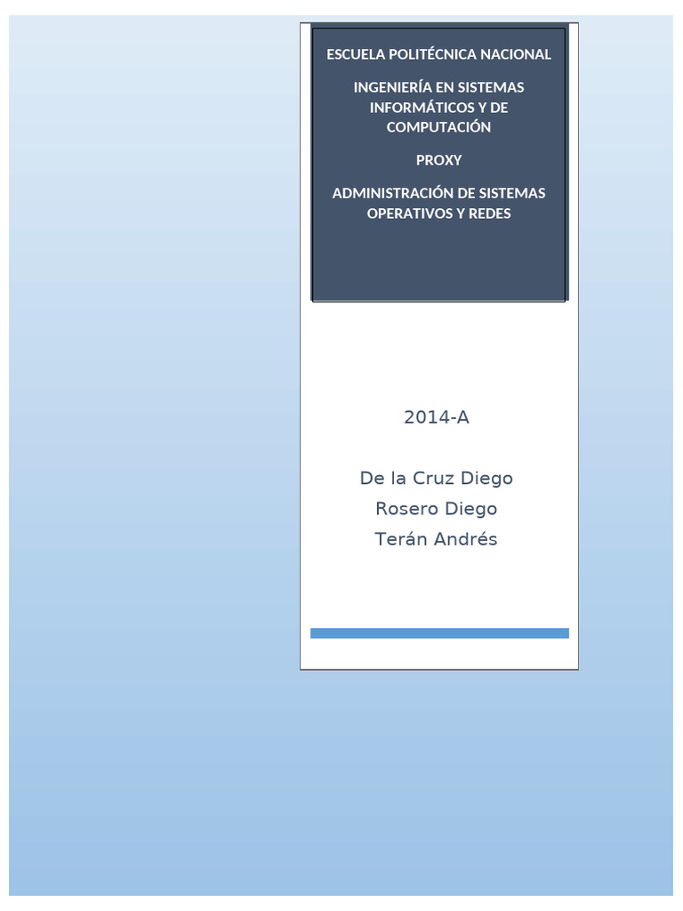 03 ADSOR Informe Proxy | PDF | Red mundial | Internet y web