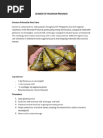 Maranao Dodol: A Sweet Tradition | PDF | Foods | Food And Drink Preparation