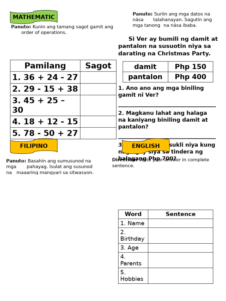 Worksheet WEEK 4 Faith | PDF