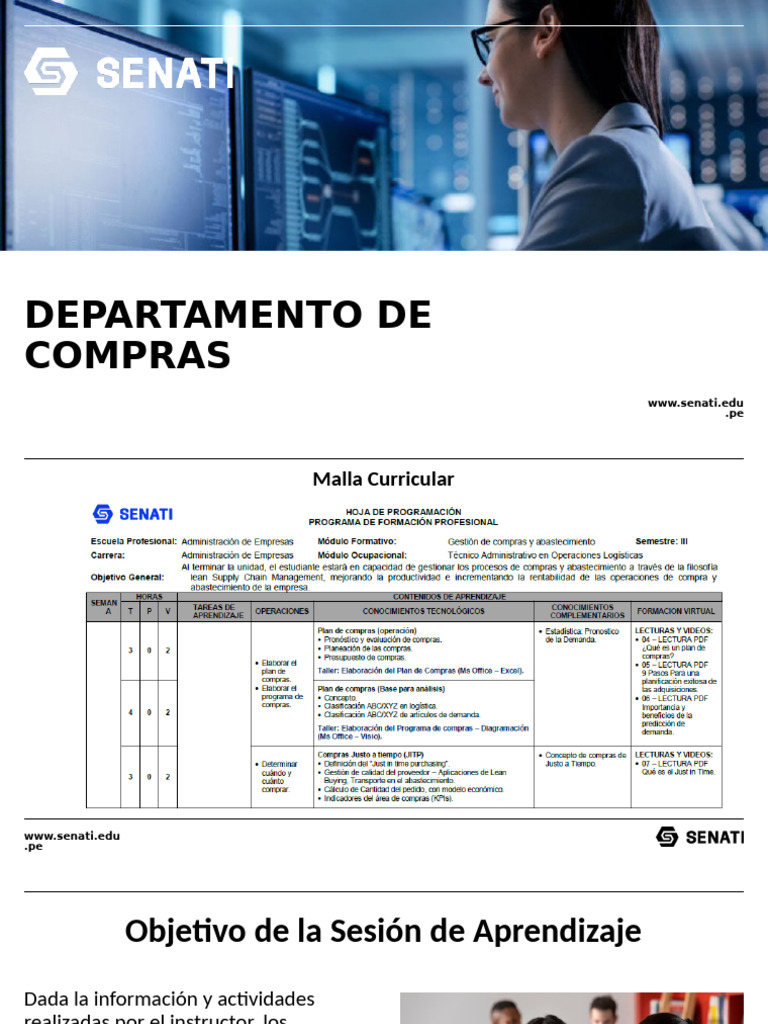 Diap 4 G de Compras Plan de Compras | PDF | Presupuesto
