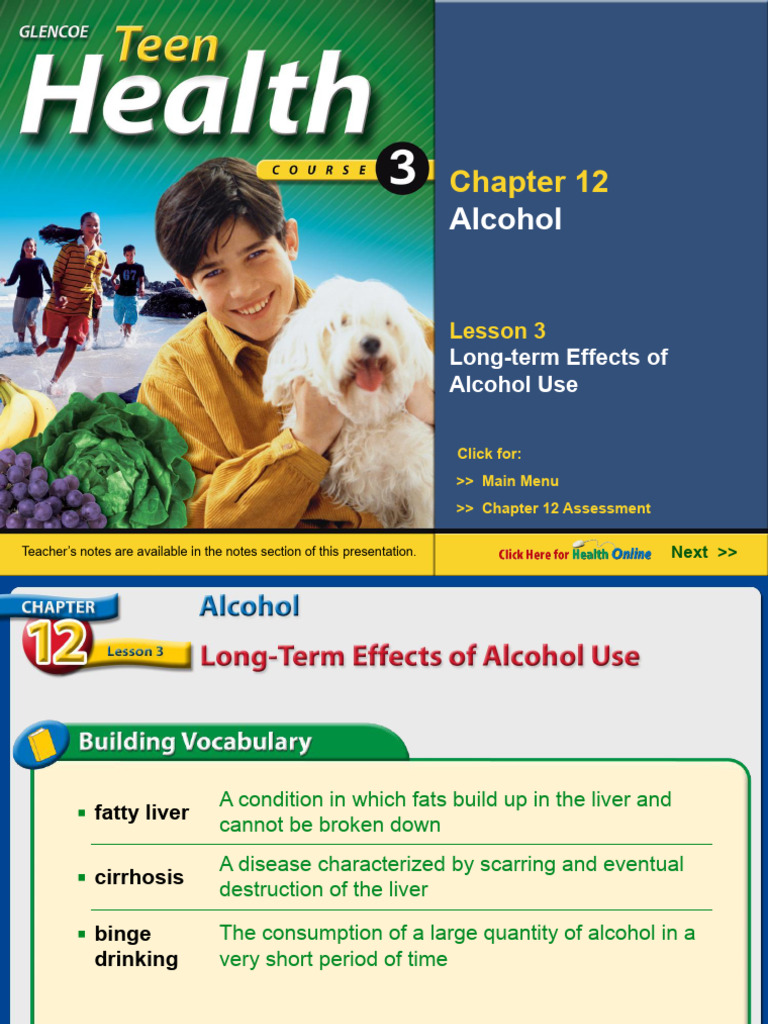 Ch12_Lesson3 | PDF | Alcoholism | Liver