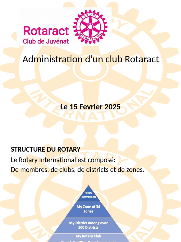 Guide d'Administration des Clubs Rotaract | PDF | Business