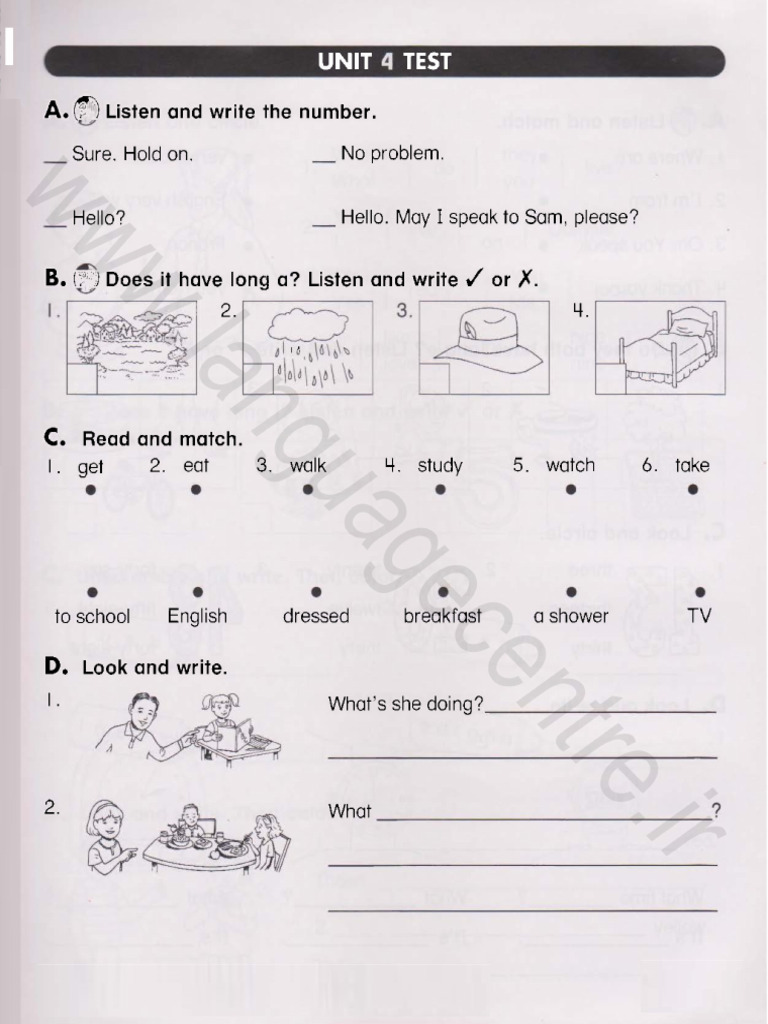English Time 2 Unit 04 | PDF
