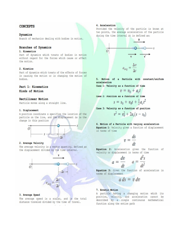 Lesson 1 Dynamics | PDF