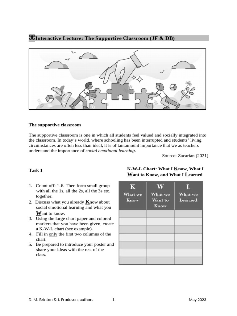 Social Emotional Learning | PDF | Learning | Classroom
