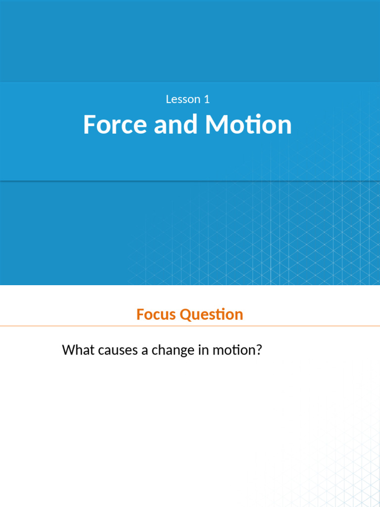 Understanding Force and Motion Concepts | PDF | Force | Acceleration