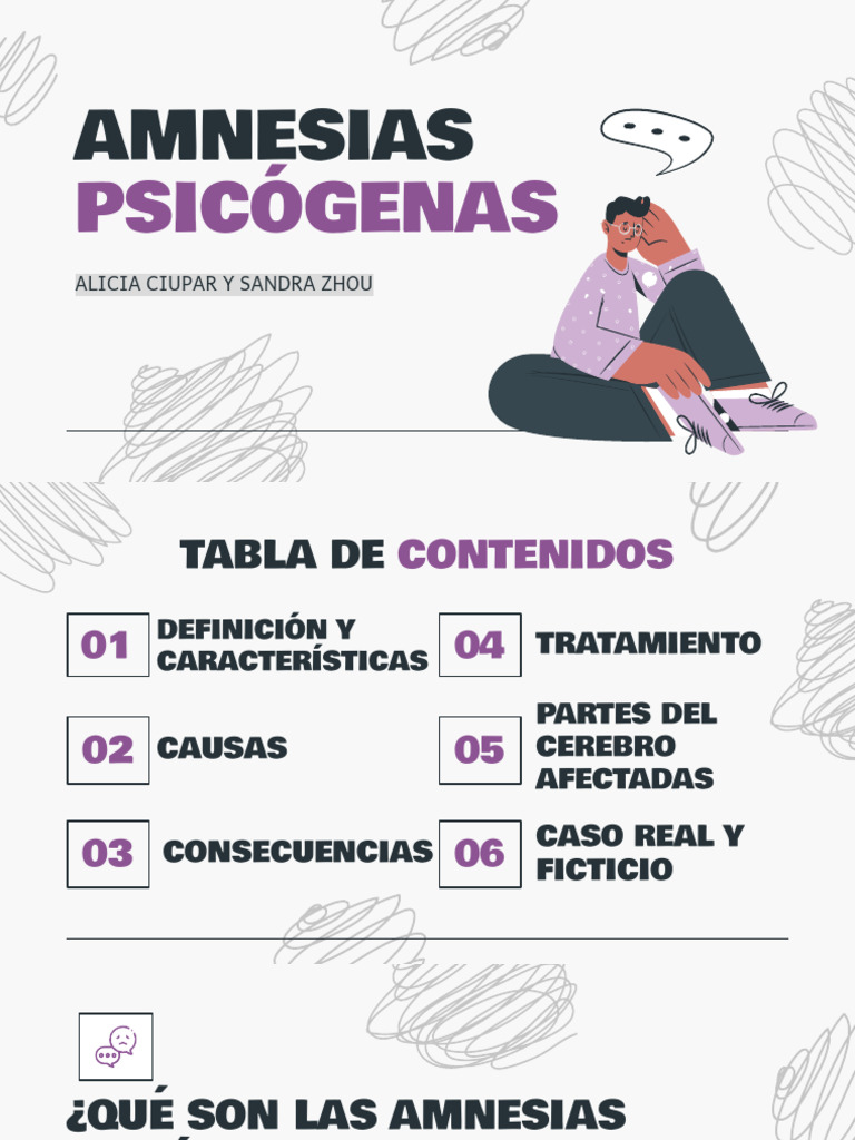 Amnesia Psicógena: Causas y Tratamientos | PDF | Amnesia | Estrés ...