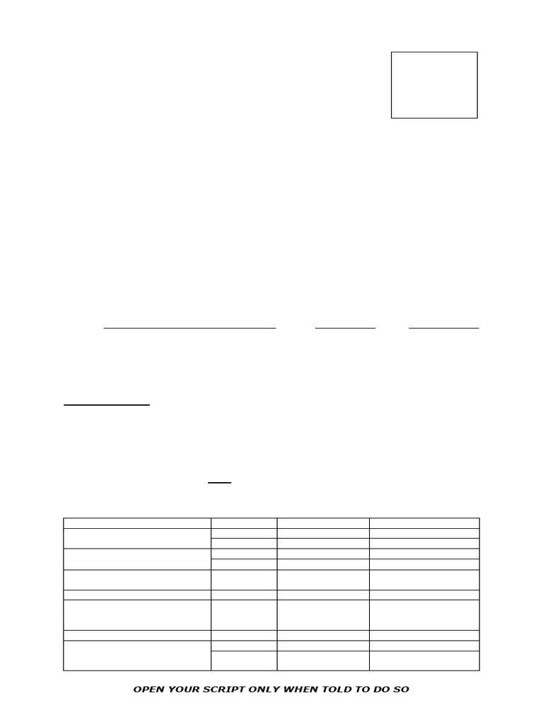 Form 2 Mathematics Mid-Term Exam | PDF | Algebra | Equations