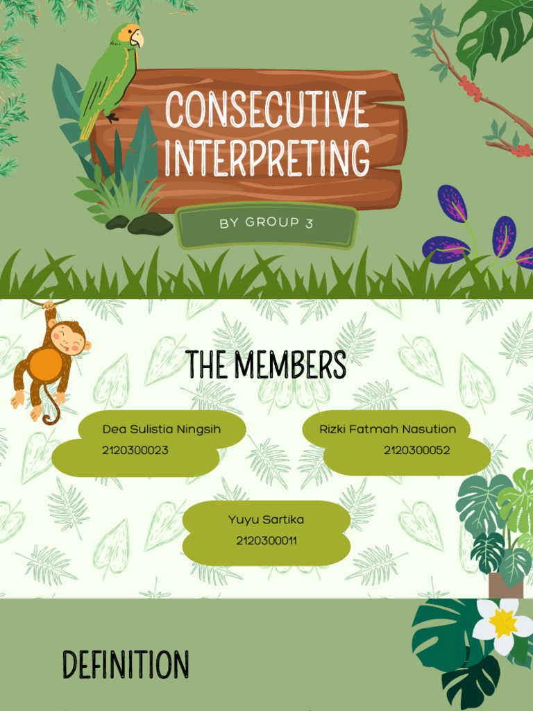 consecutive interpreting group 3 | PDF