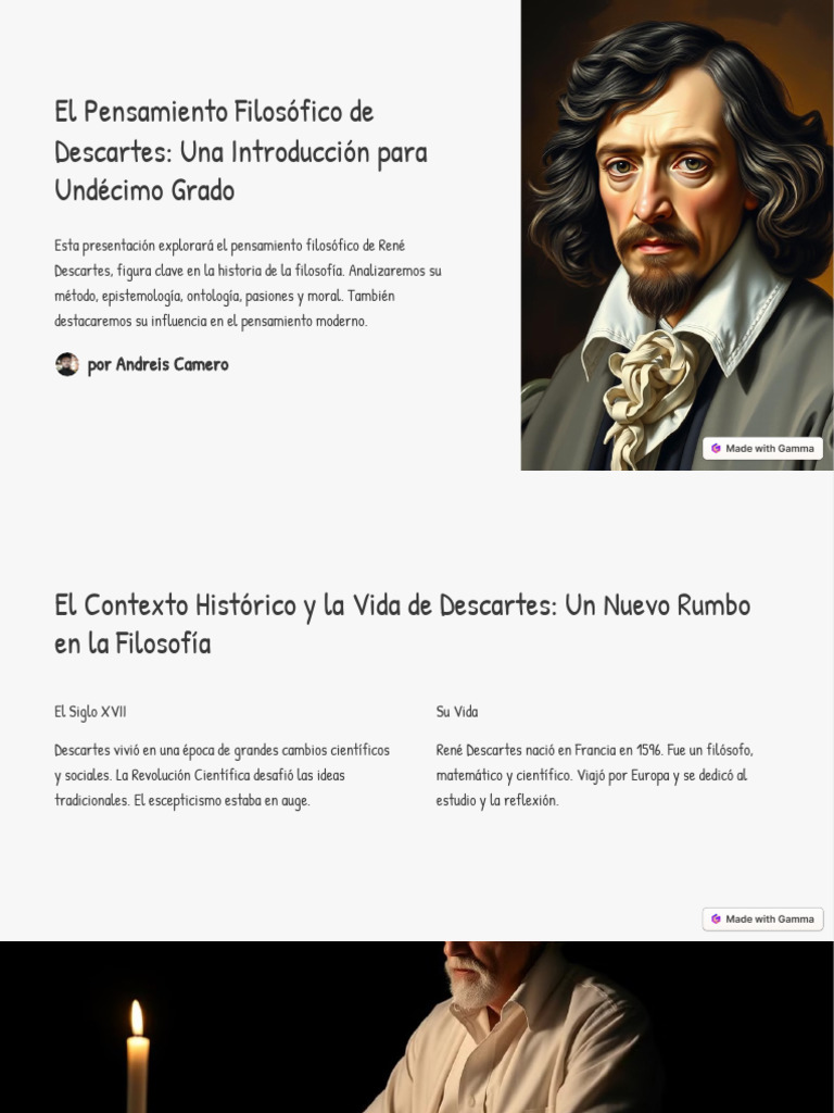 Filosofía de Descartes: Método y Legado | PDF | René Descartes ...