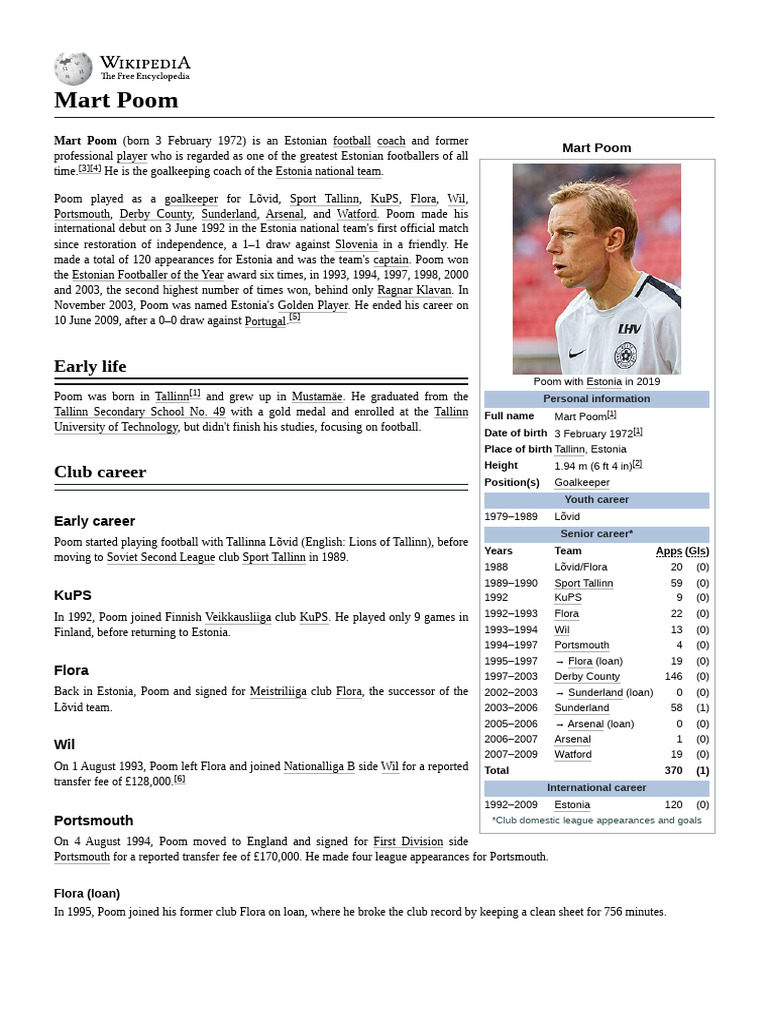 Mart_Poom | PDF | Association Football | Premier League