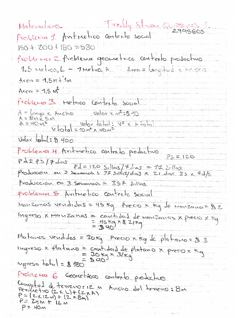 Matemáticas | PDF