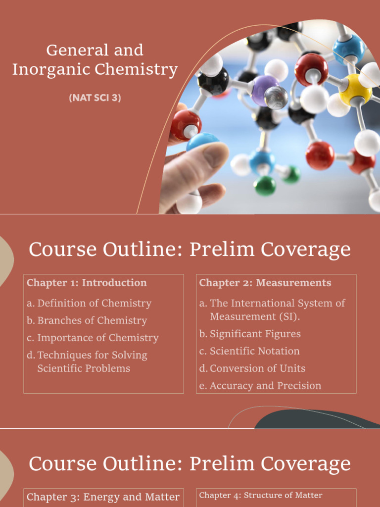 General and Inorganic Chem Chapter 1 | PDF | Hypothesis | Matter