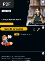 Computer Network - Full Forms | PDF | High Speed Packet Access | Bit Rate