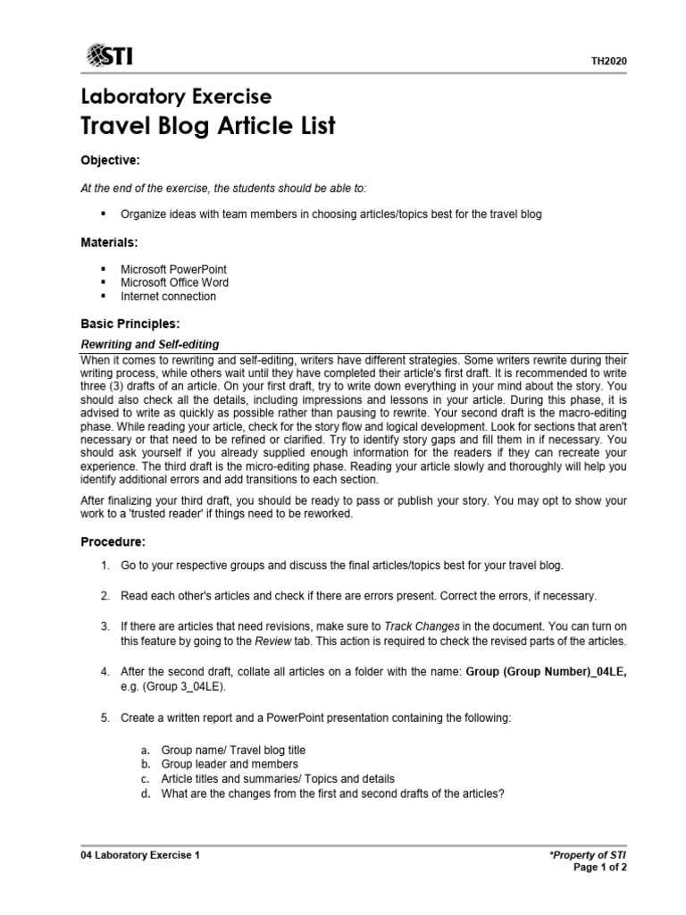 04 Laboratory Exercise 1 | PDF | Human Communication