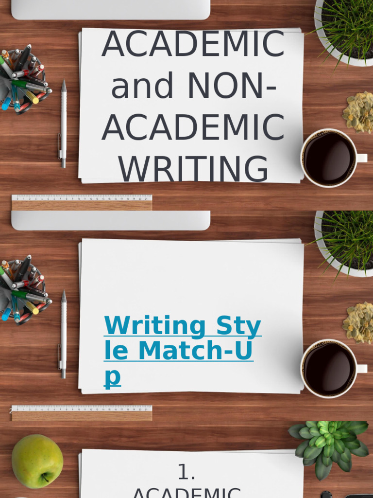 Academic and Non Academic Writing | PDF | Citation | Thesis
