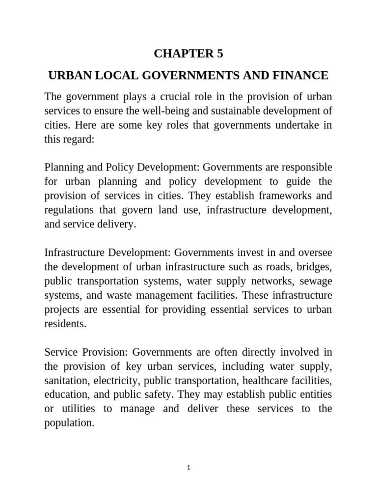 Chapter 5 urban econ | PDF | Taxes | Expense