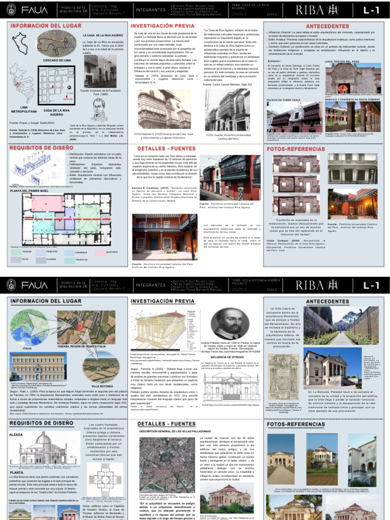 PANEL A1 HISTORIA 2A | PDF | Lima | Diseño arquitectonico