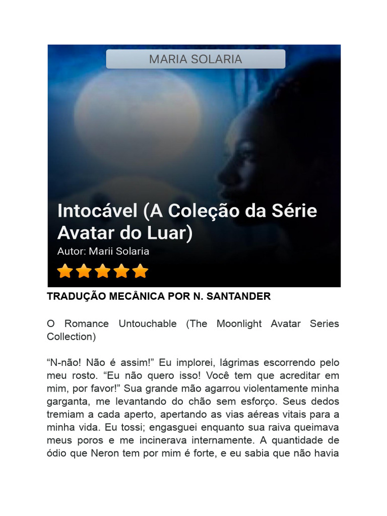 Intocável (Coleção Da Série Avatar Ao Luar) | PDF | Amor | Lobisomens