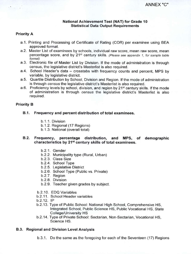 Annex-C_Statistical-Data-Output-Requirements | PDF