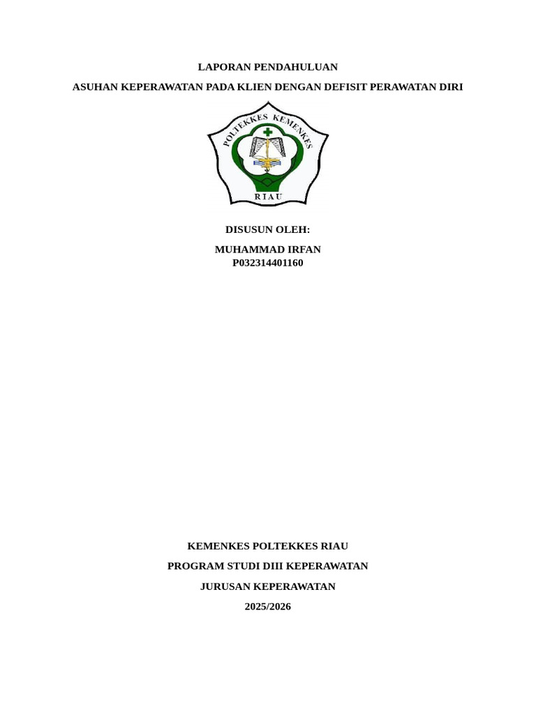 Laporan Pendahuluan Harga Diri Rendah | PDF