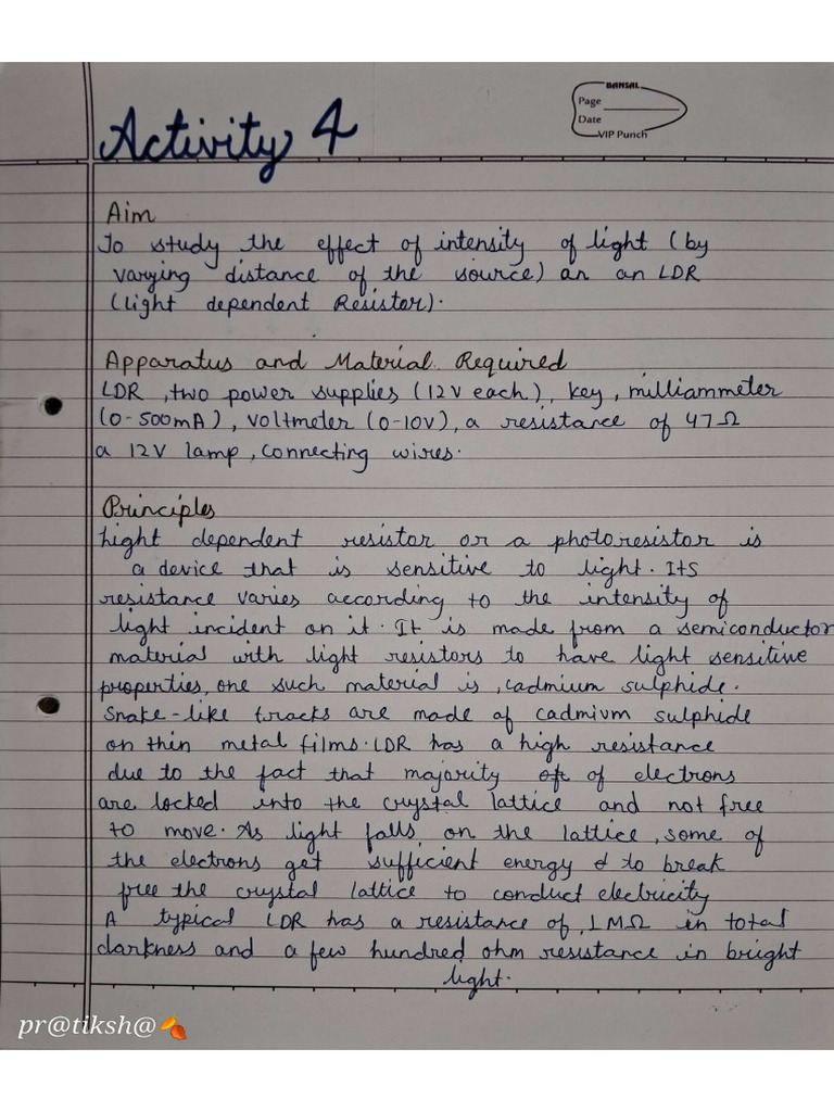 Physics Activity 4 ND 6 | PDF