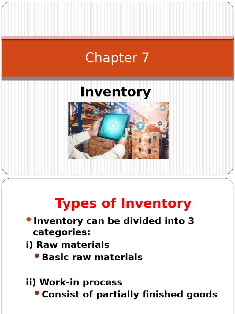 Chapter 7 Inventory Management | PDF | Inventory | Financial Economics