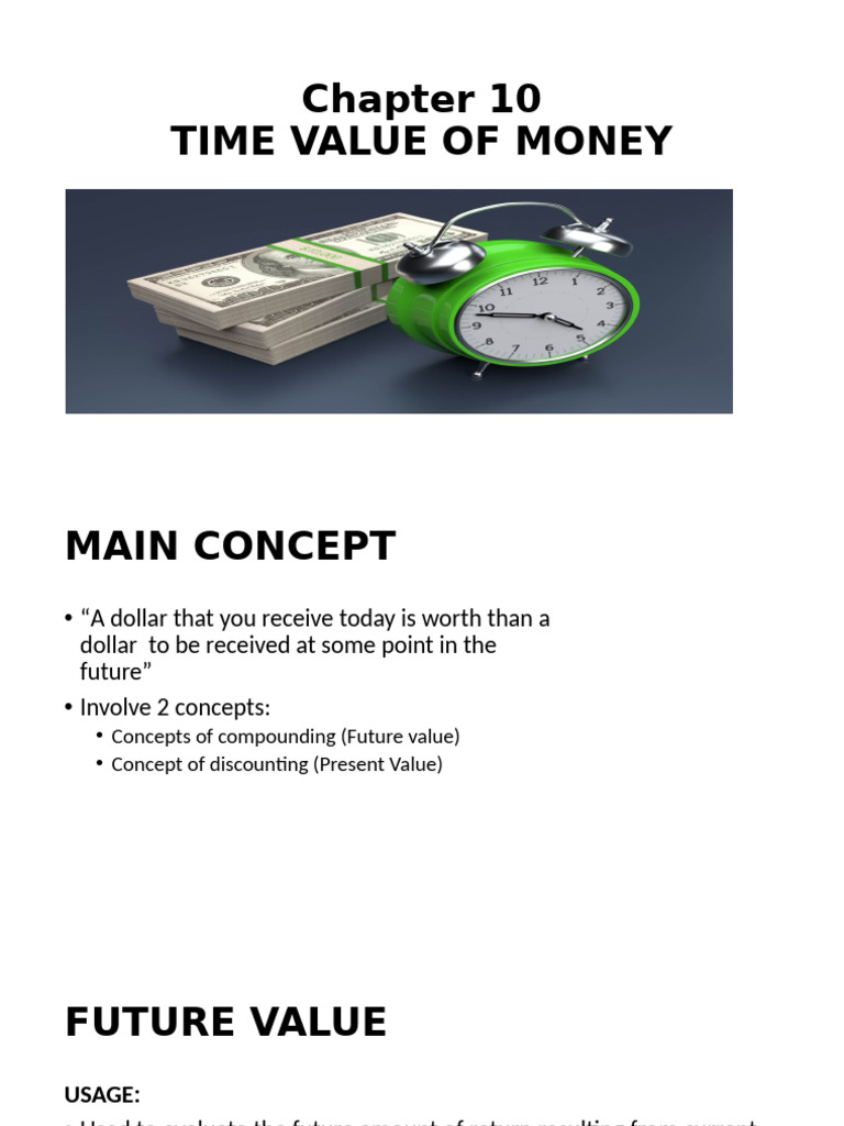 Understanding Time Value of Money | PDF | Time Value Of Money | Present ...